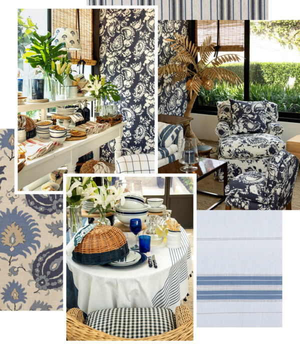 Uma casa em azul e branco: a nova coleção Saint Tropez da Entreposto ...